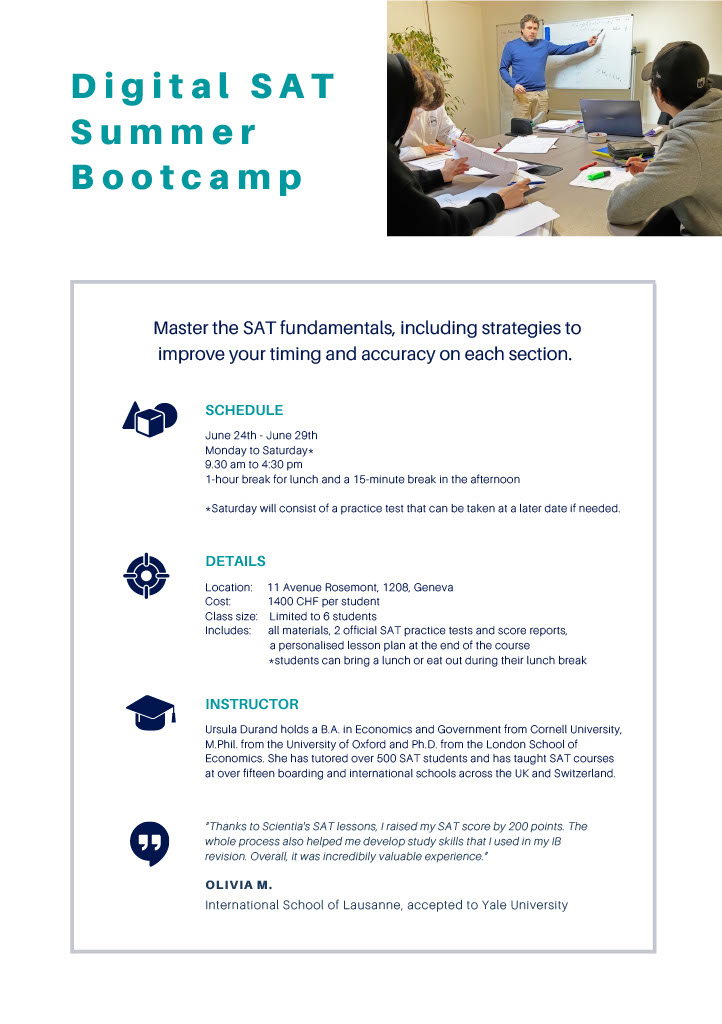 2024 SAT Summer Bootcamp