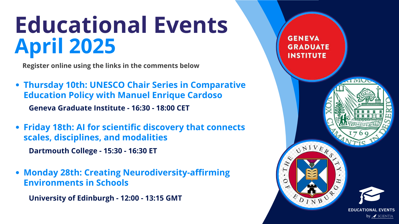 Educational Events April 2025